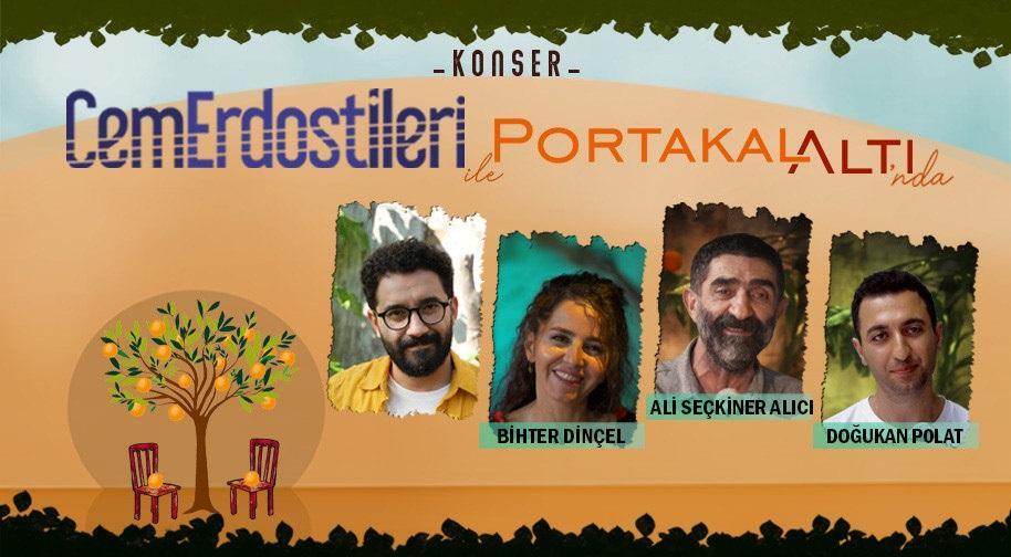 📅 Cem Erdost İleri ile PortakalAltıʹnda Ali Seçkiner Alıcı, Bihter ... 📅 Cem Erdost İleri ile PortakalAltıʹnda Ali Seçkiner Alıcı, Bihter ...